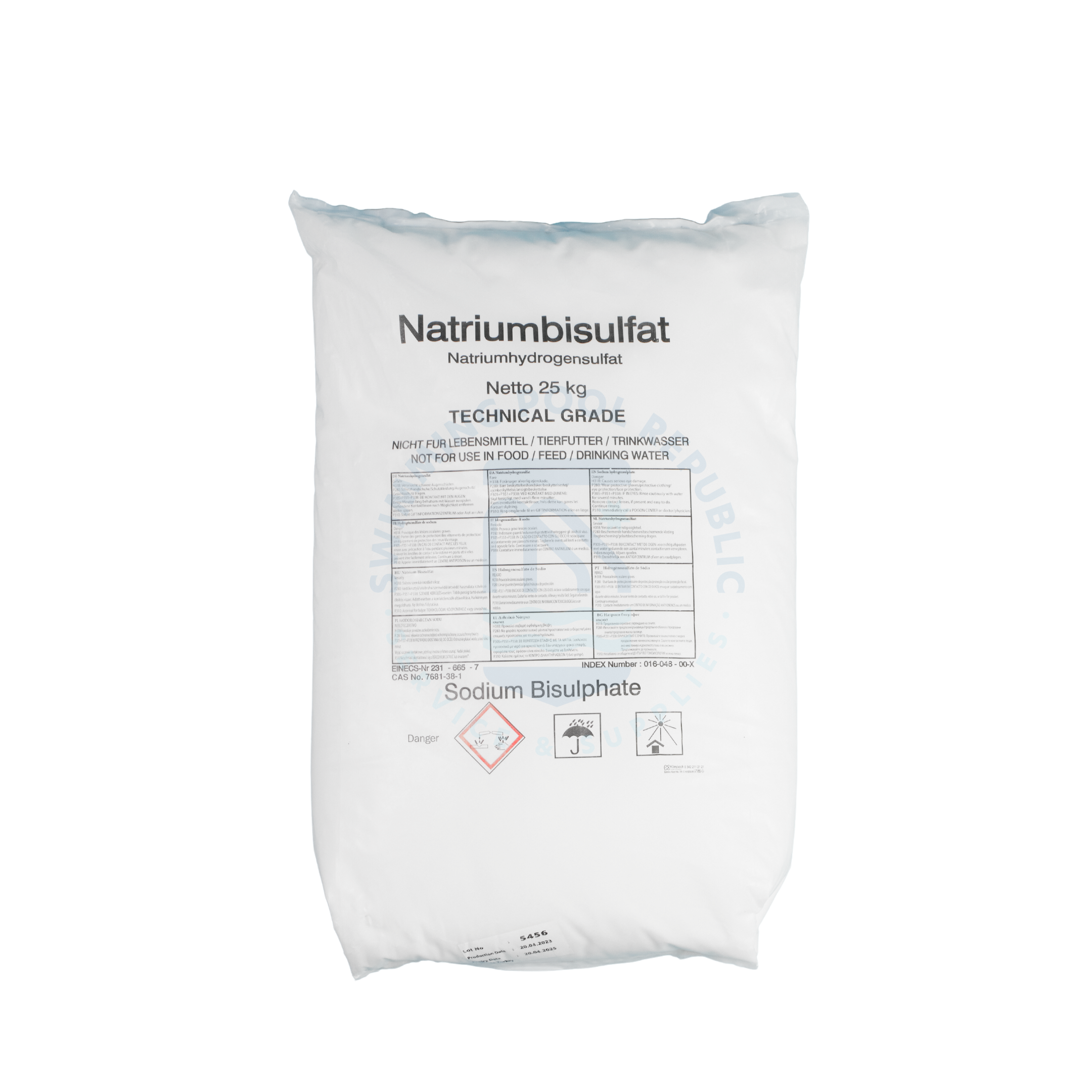 pH/Alkalinity Decreaser (Dry Acid - Sodium Bisulphate) - Swimming Pool ...